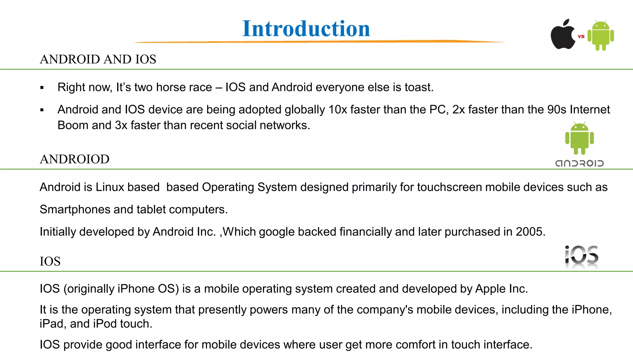 Android vs ios | PDF