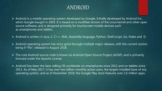 Android vs ios | PPTX