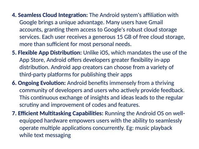 Android vs iOS comparison, Advantages and Disadvantages | PPTX