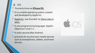 Android vs Ios | PPTX