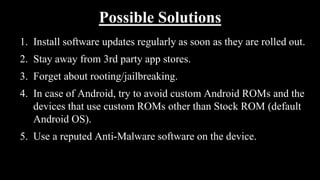 Android vs iOS security | PPT