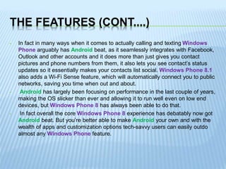 Android vs window | PPT