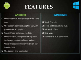 Comparative Study Of Android VS Windows Phone | PPT