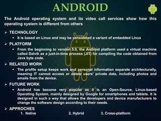 Comparative Study Of Android VS Windows Phone | PPT