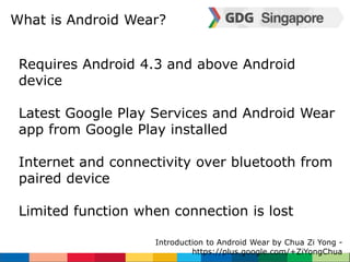 Android Wear Presentation | PPTX