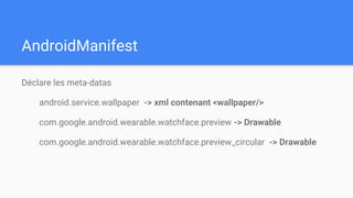Android wear - watch face | PPT | Free Download