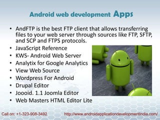 Android Web Development | PPT
