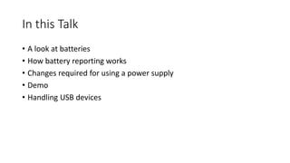 Android, without batteries | PPT