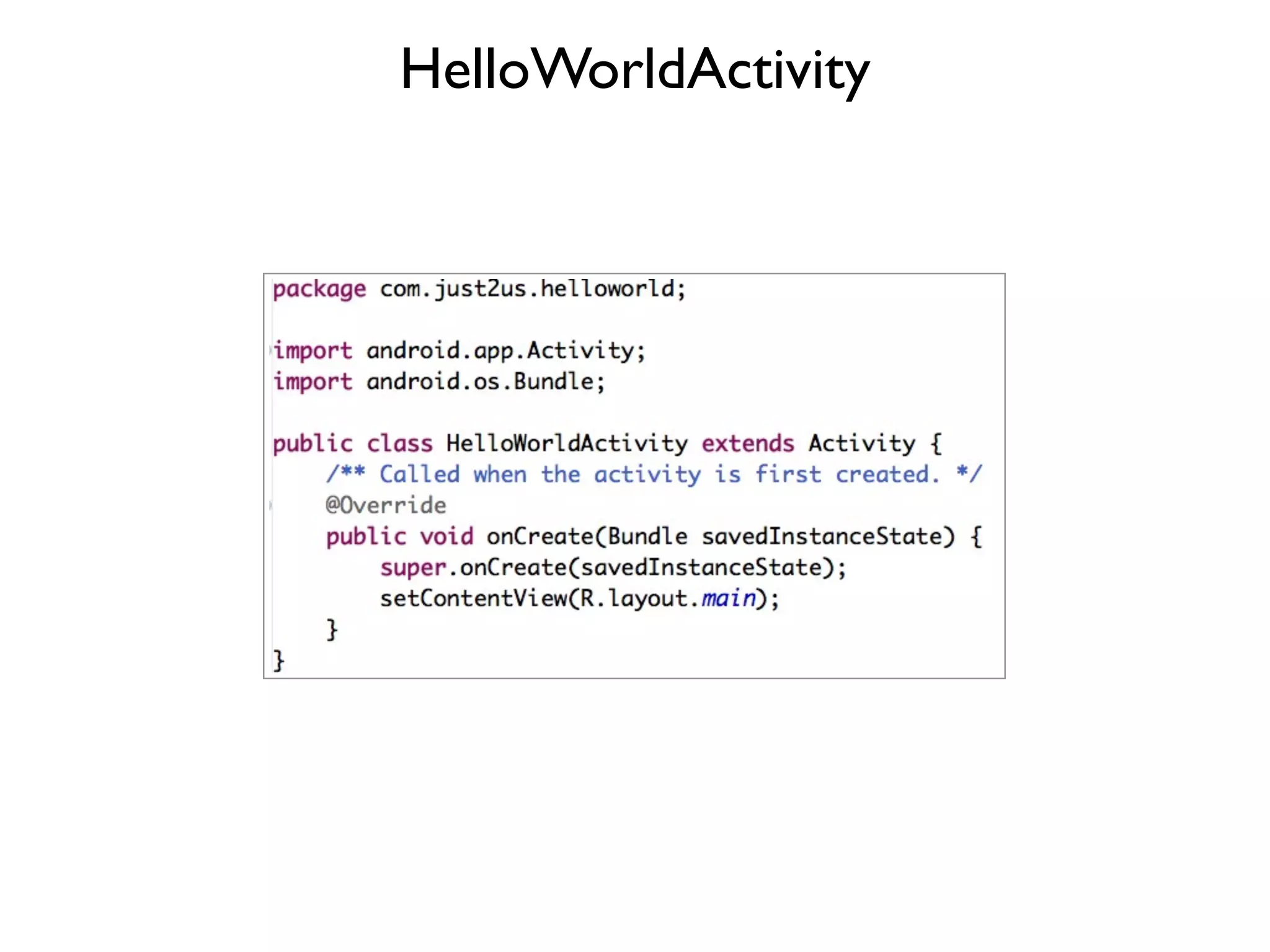 Android Workshop | PPT