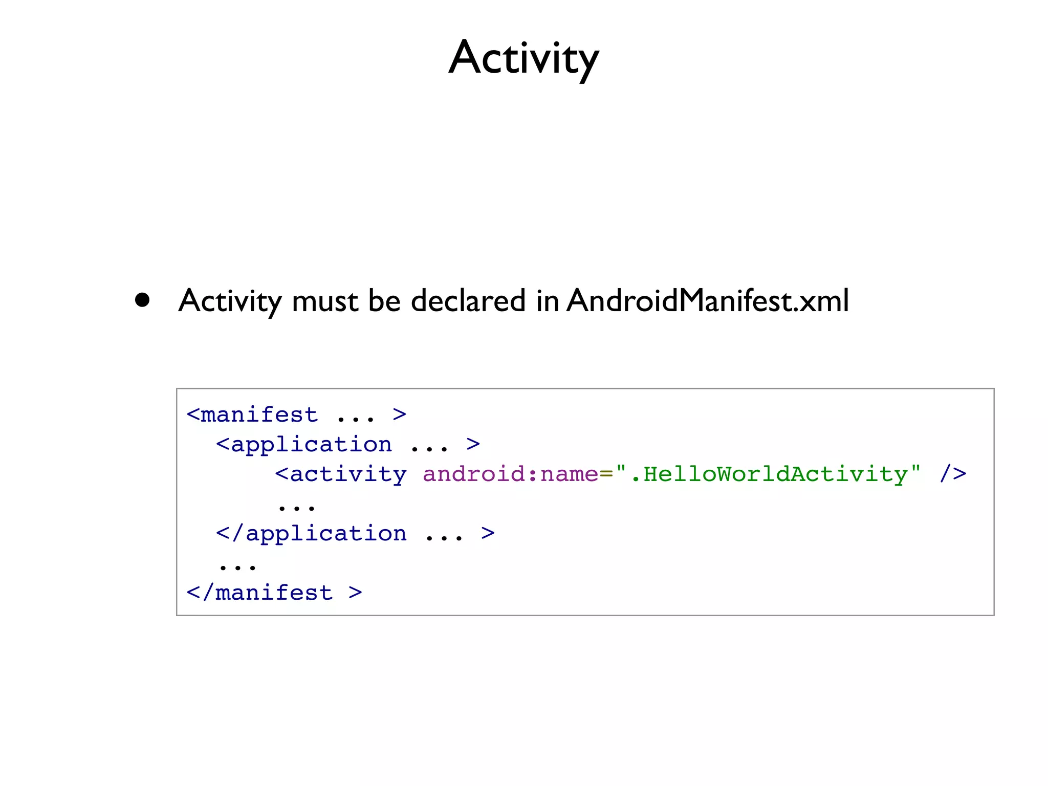 Android Workshop | PPT