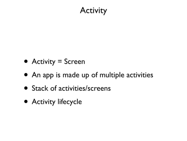 Android Workshop | PPT