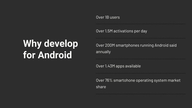 Android workshop series | PPT