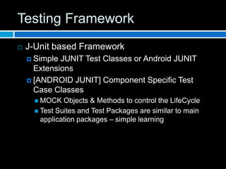Android Testing - How to | PPTX | Operating Systems | Computer Software ...