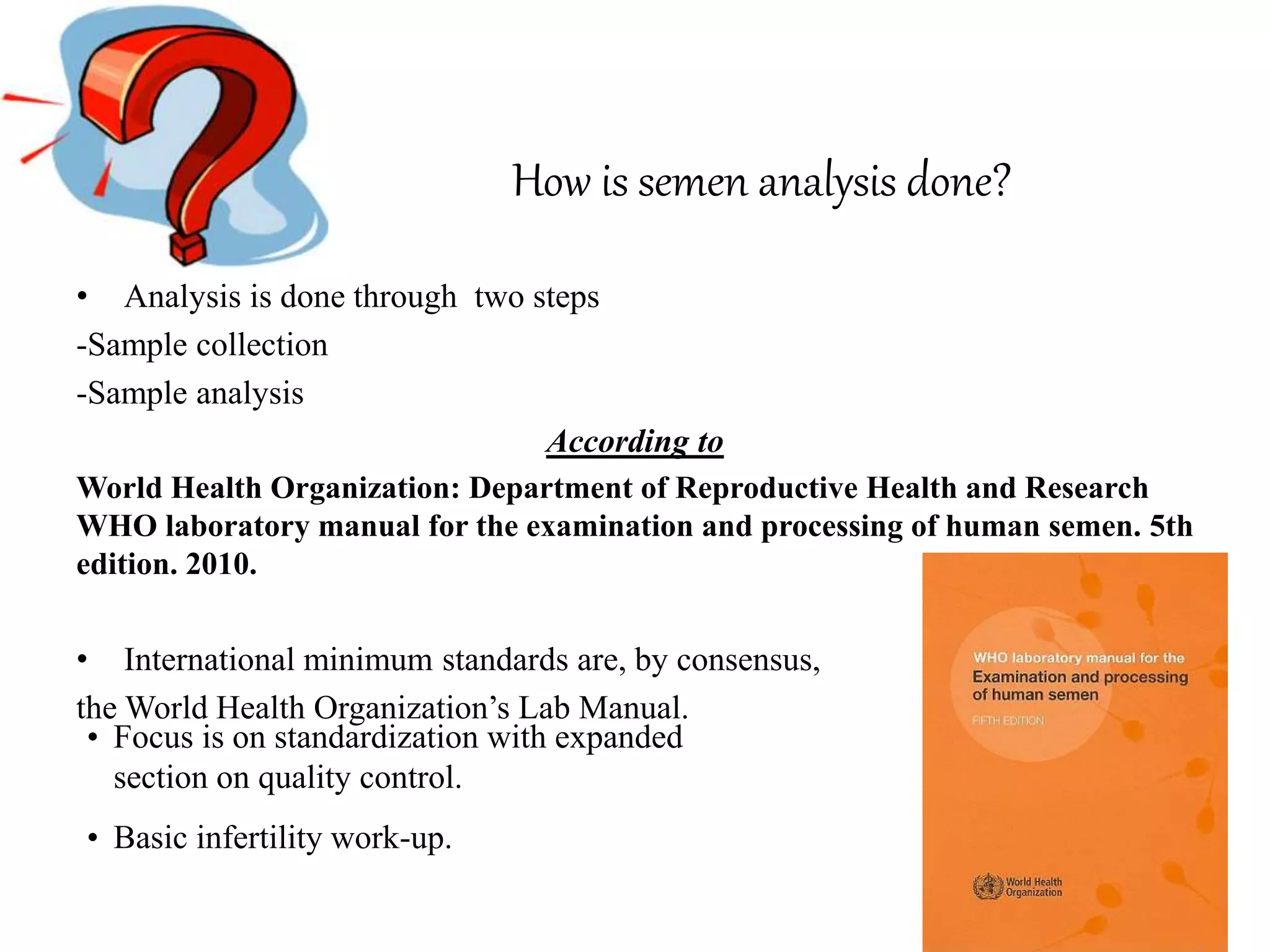 Andrology lab | PPTX