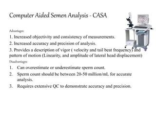 Andrology lab | PPTX