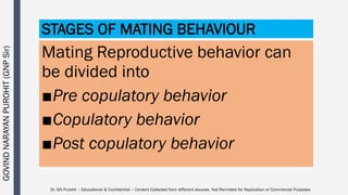 Andrology lecture 10 sexual behavior in male animals | PDF