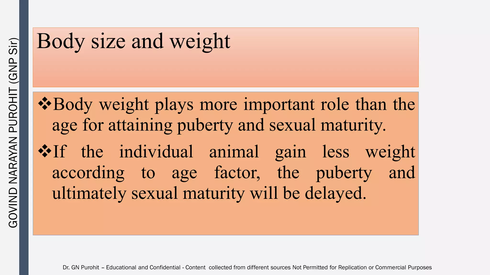 Andrology lecture 9 puberty and sex maturity | PDF