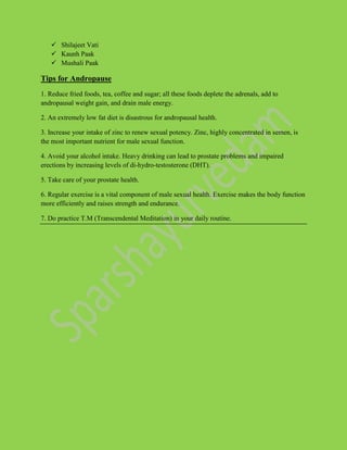 Andropause | DOCX
