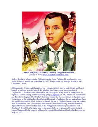 Andrés bonifacio 1 | DOC