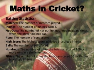 Maths and sports | PPTX