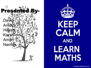 Keep Calm And Study Math