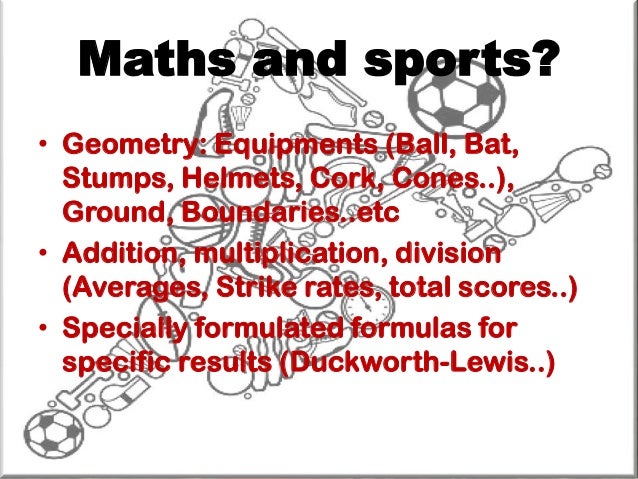 Maths and sports