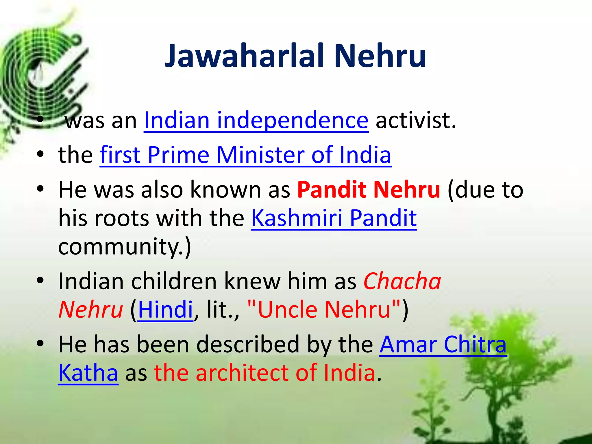 Pandit Jawaharlal Nehru PPT.pdf