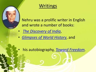 Pandit Jawaharlal Nehru PPT.pdf | Hinduism | Religion & Spirituality