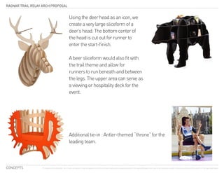 And Then What Creative - Ragnar Trail Relay Archway Proposal | PDF