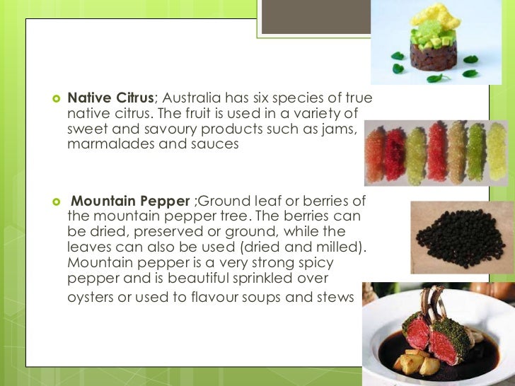 Indigenous Australian Ingredients and Vegetarian