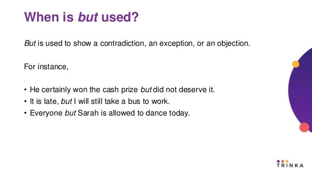 And Vs. But ─ What Is The Difference? | PPTX