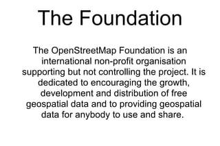 Andy Robinson on OpenStreetMap | PPT