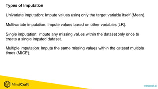 Andy Bosyi: Data Imputation using Reverse ML | PPT