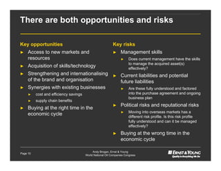 Andy brogan's presentation slides from the 2010 World National Oil ...