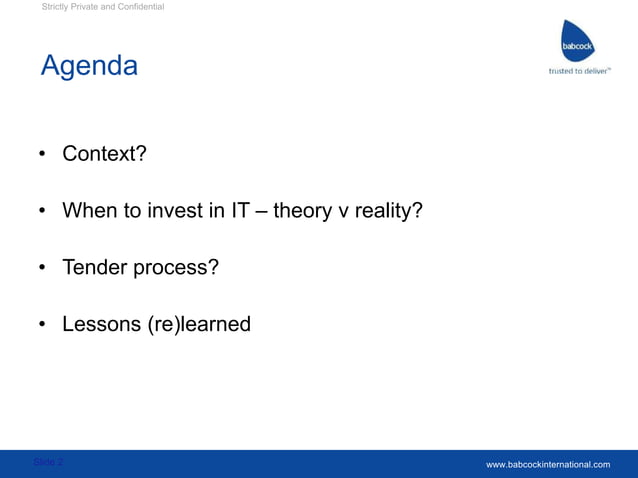 Andy Chapell babcock international scl | PPT