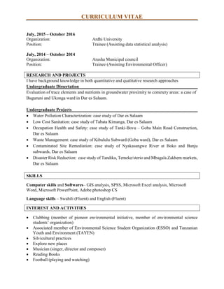 Andy CV | PDF
