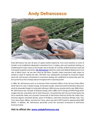 Andy Defrancesco | PDF