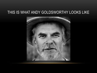 Andy Goldsworthy Portrait