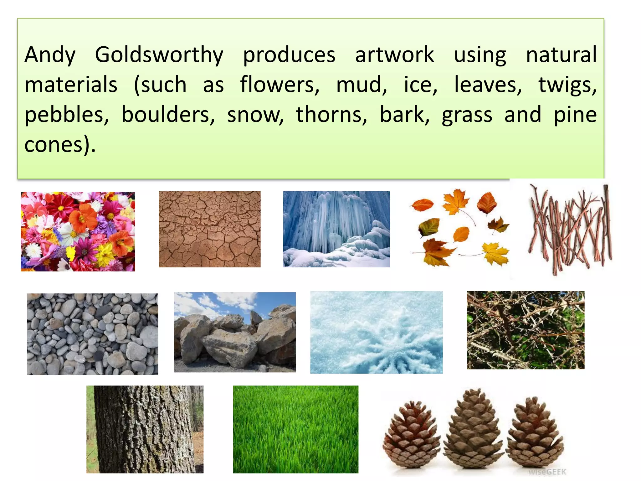 Andy goldsworthy for kids | PDF
