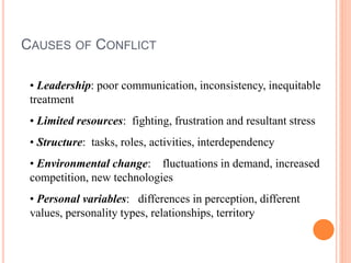 Andy Hockley Managing conflict | PPTX