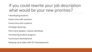 Andy Hockley Steps to being a more effetive leader | PPTX