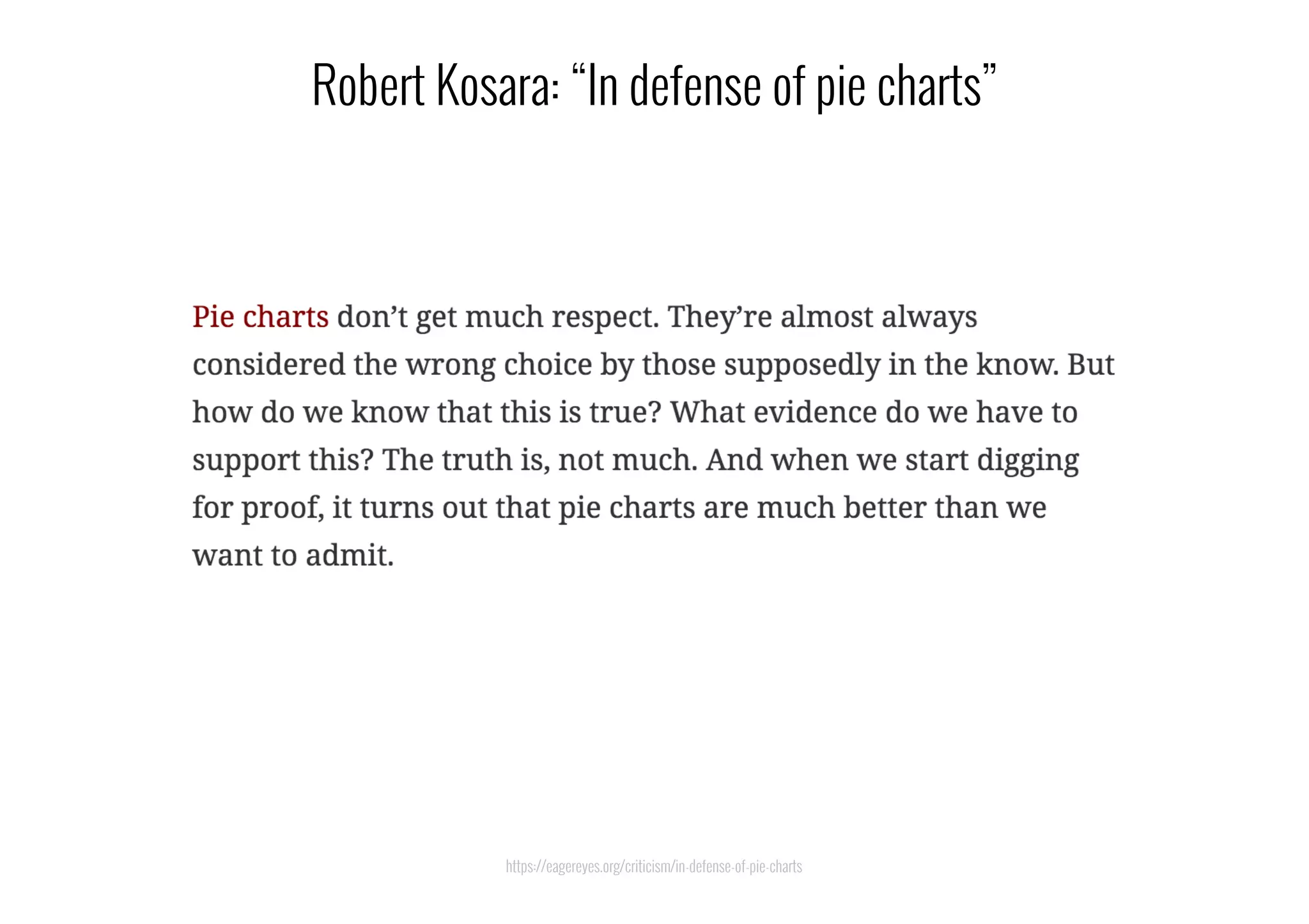 Separating Myth from Truth in Data Visualisation | PPT | Free Download