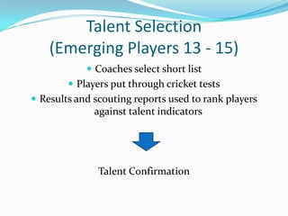 Andy Pick: Pathway Planning | PPTX | Cricket | Sports