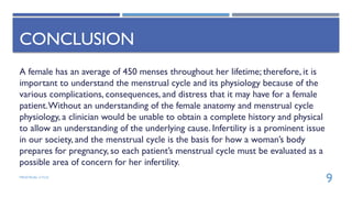 ANDY'S PPT on menstrual cycle in Physiology | PPTX