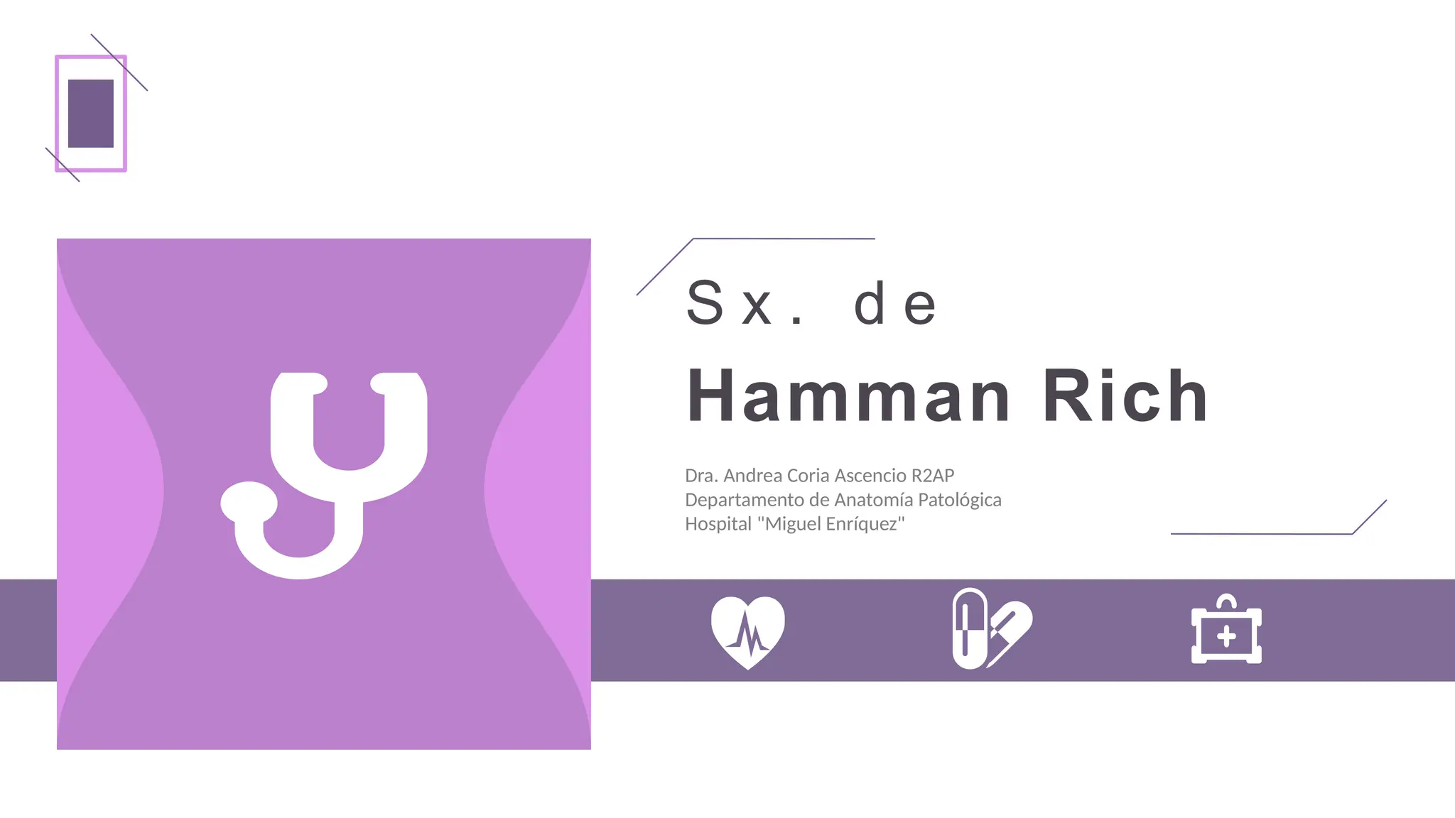 Síndrome de Hamman Rich (Fibrosis intersticial idiopática) | PPTX