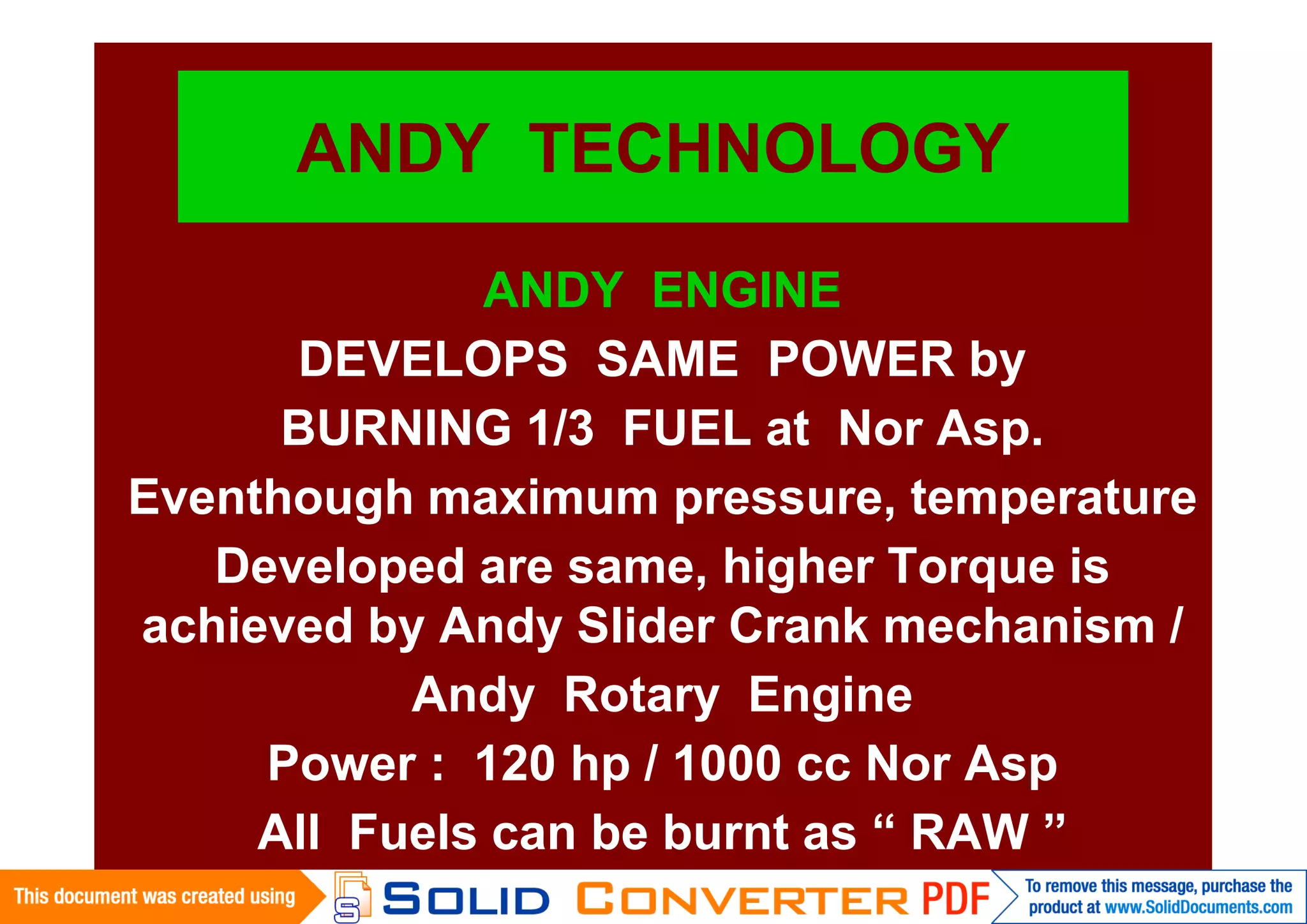 Andy technology automotive | PDF