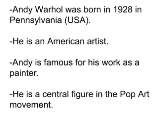 Andy Warhol | PPT