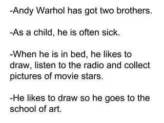 Andy Warhol | PPT