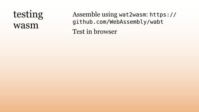 Compiling To Web Assembly | PDF