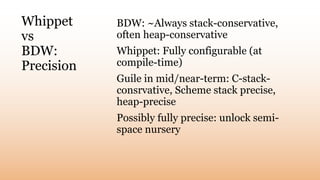 Whippet: A new production embeddable garbage collector for Guile | PDF